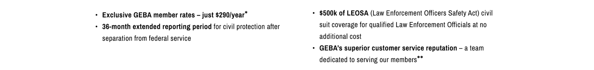 Professional Liability Insurance, Government Employees, GEBA