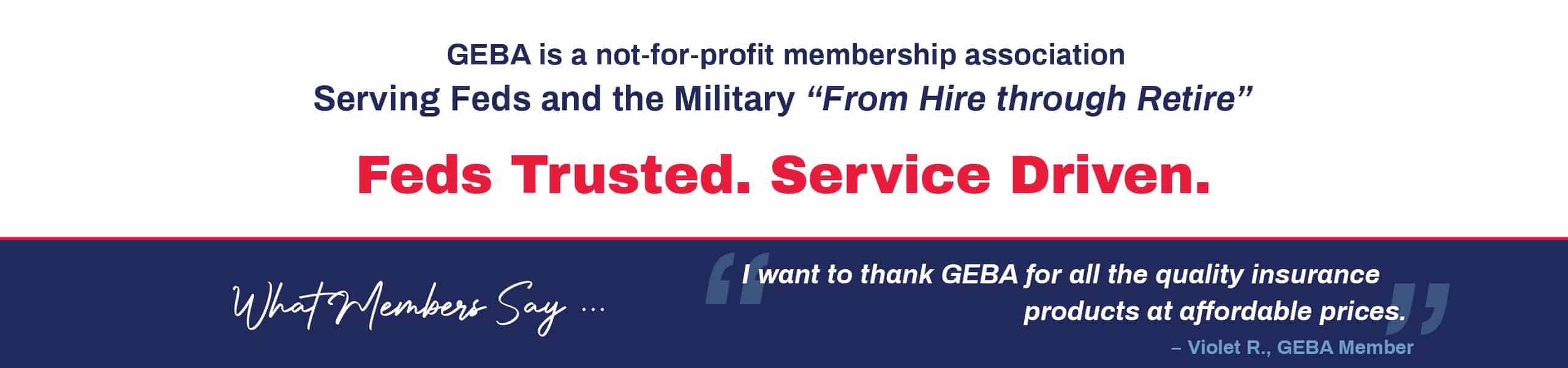 GEBA - Government Employees' Benefit Association