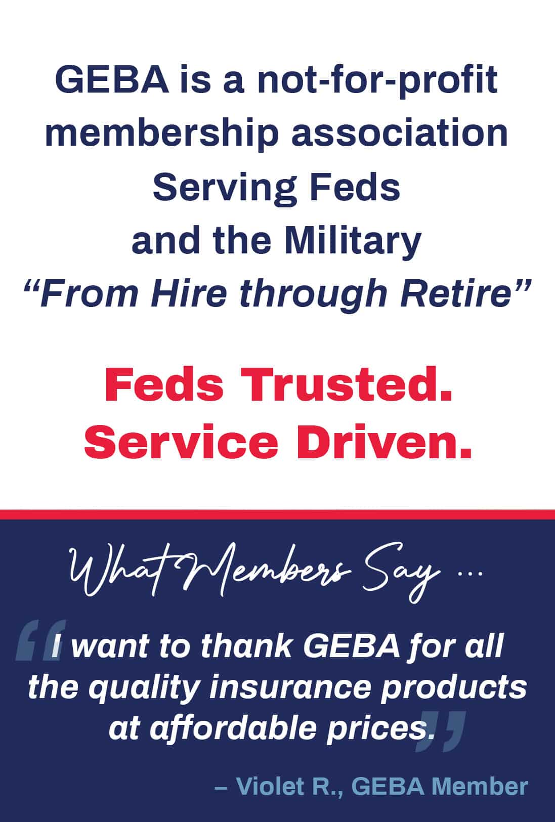 GEBA - Government Employees' Benefit Association